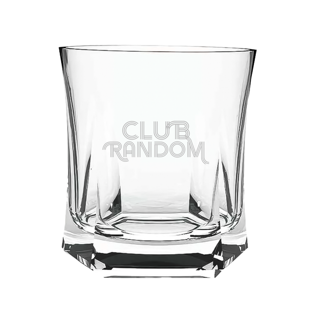 Logo Rocks Glass – CLUB RANDOM